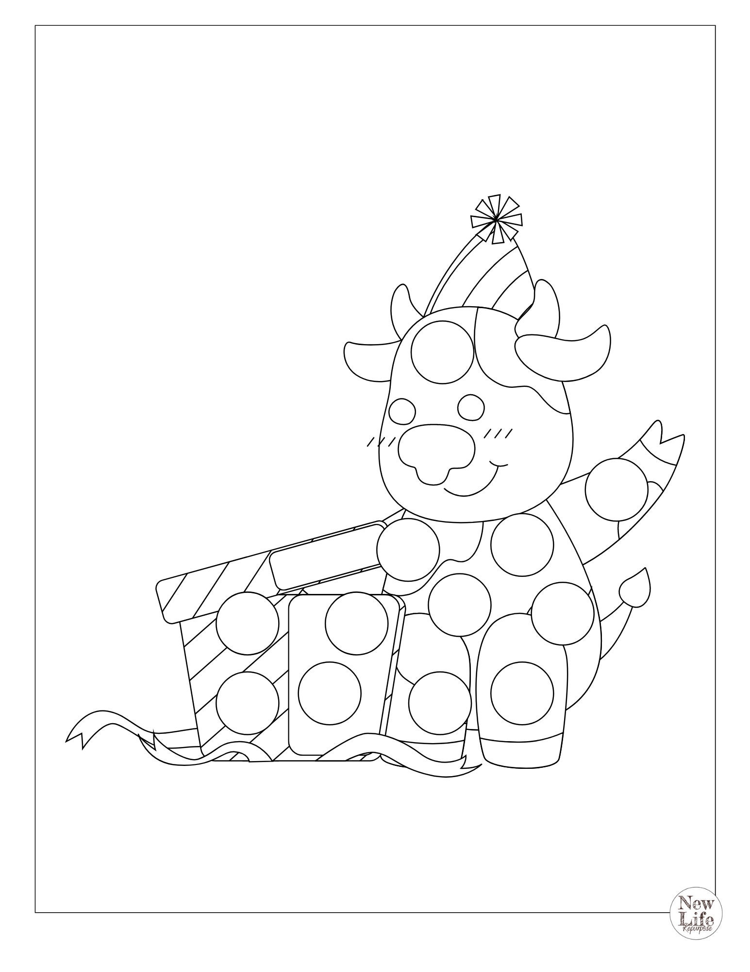 Printable/digital Download Cow Dot-marker Coloring Pages - 30 Pages ...