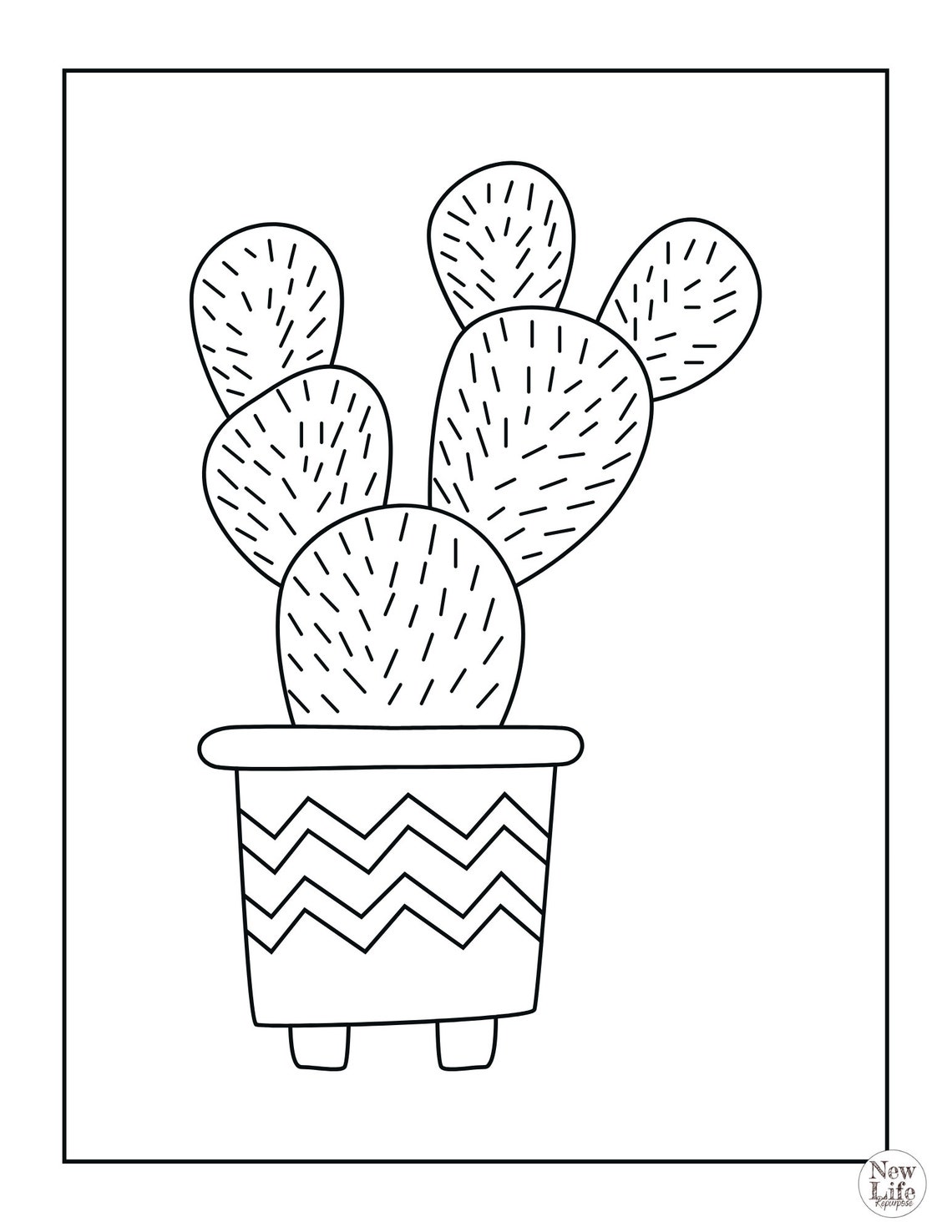 Printable/digital Download Cactus Coloring Pages - 30 Pages Kids ...