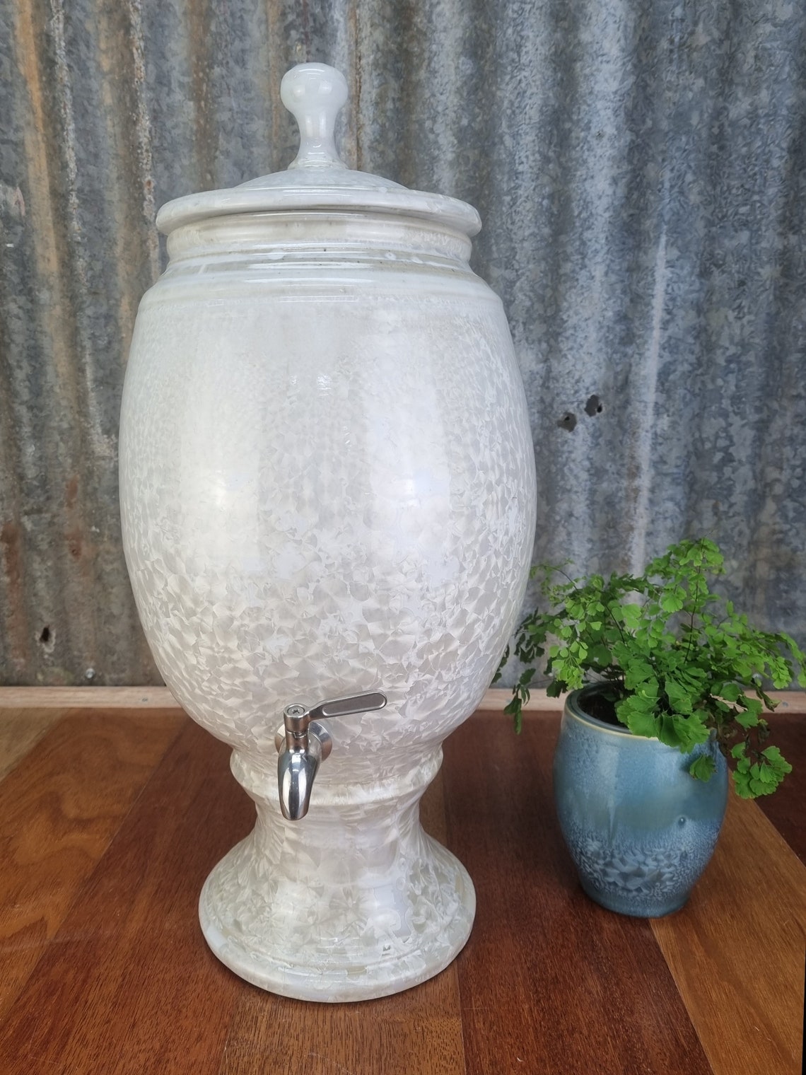 Ceramic Water Filter Crystalline White - Etsy