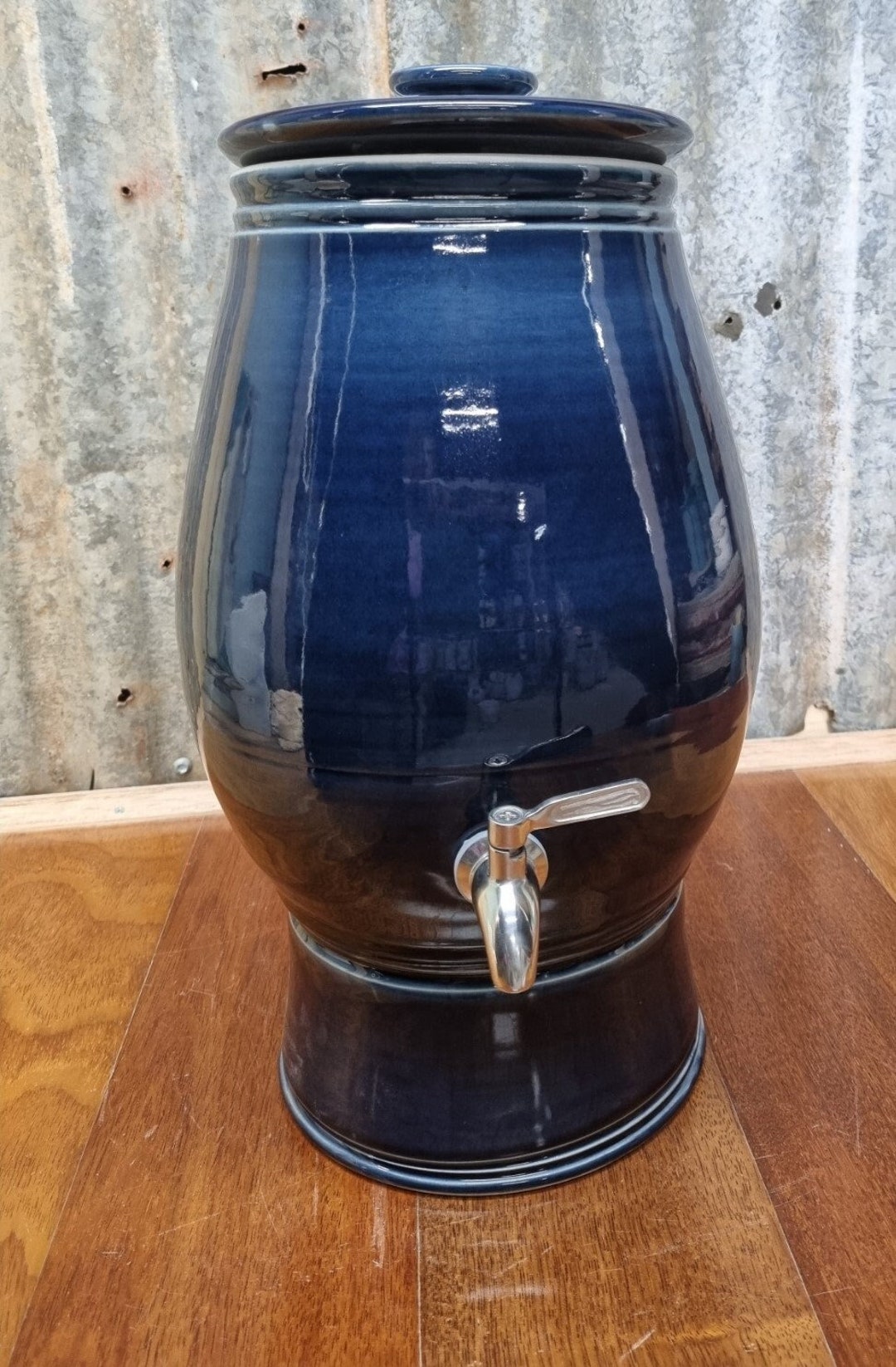 Ceramic Water Filter - Mary Valley Pottery - English Blue - Etsy