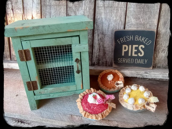Miniature Pie Safe Small Primitive Colonial Wooden Jelly - Etsy