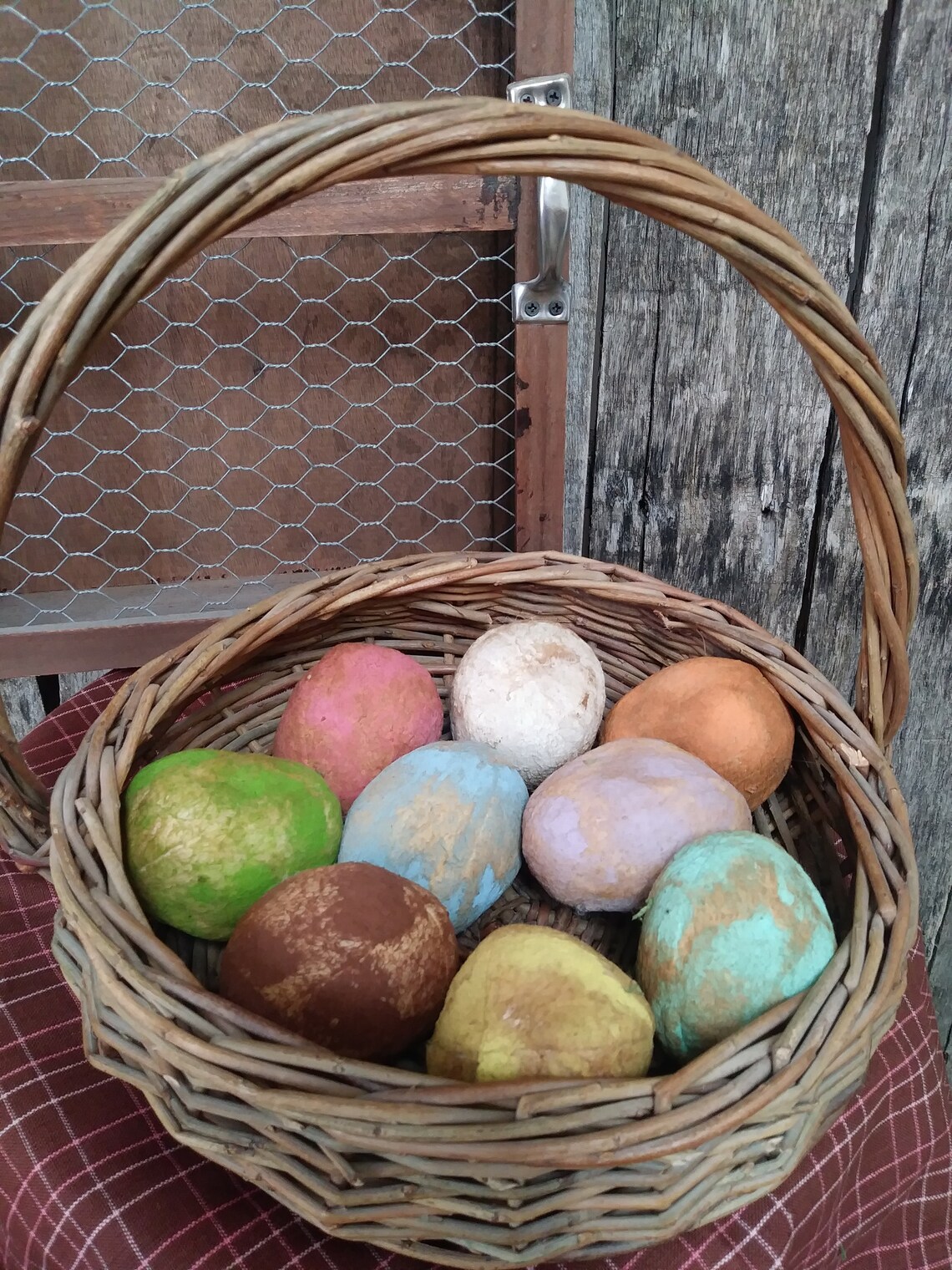 Primitive Easter Eggs Spring Easter Farmhouse Decoration Egg | Etsy