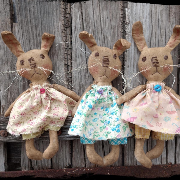Rabbit Rag Doll - Etsy