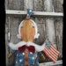 Uncle Sam Stump Doll Primitive Patriotic Folk Art Rag Doll - Etsy