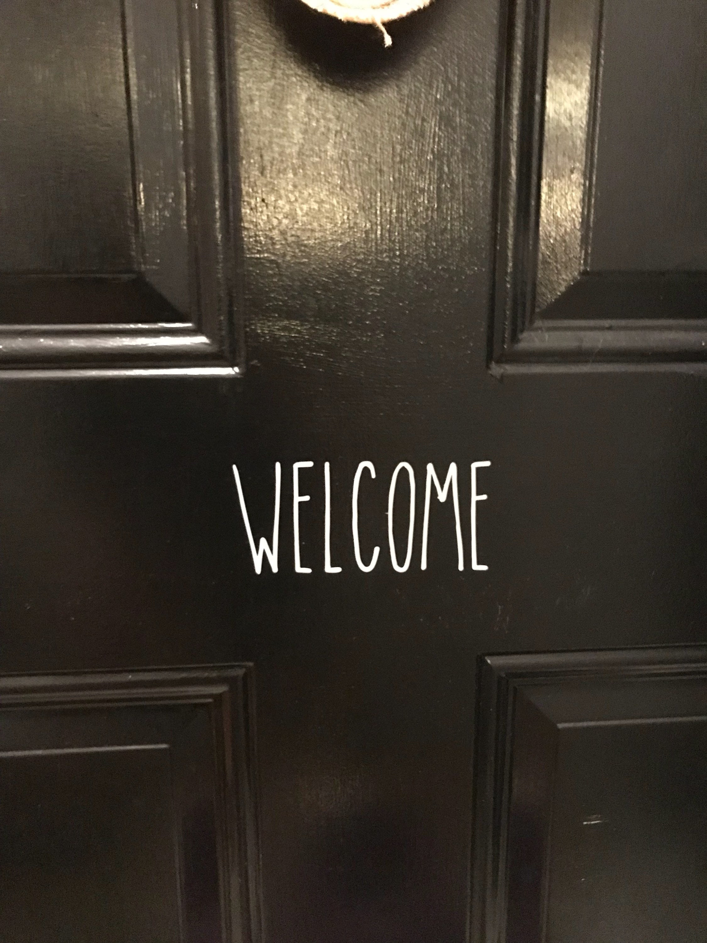 Rae Dunn Inspired Welcome Vinyl - Etsy