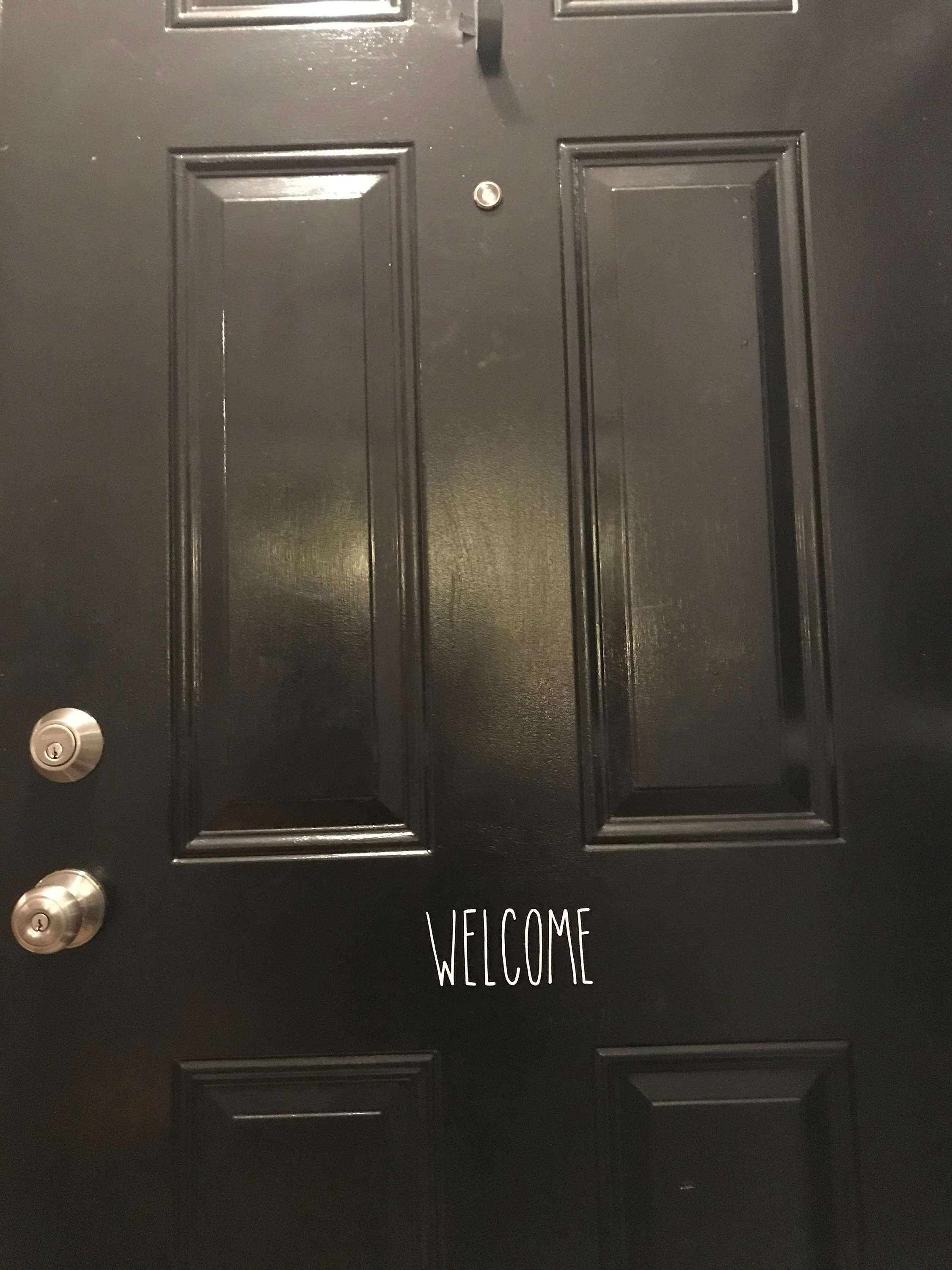 Rae Dunn Inspired Welcome Vinyl - Etsy
