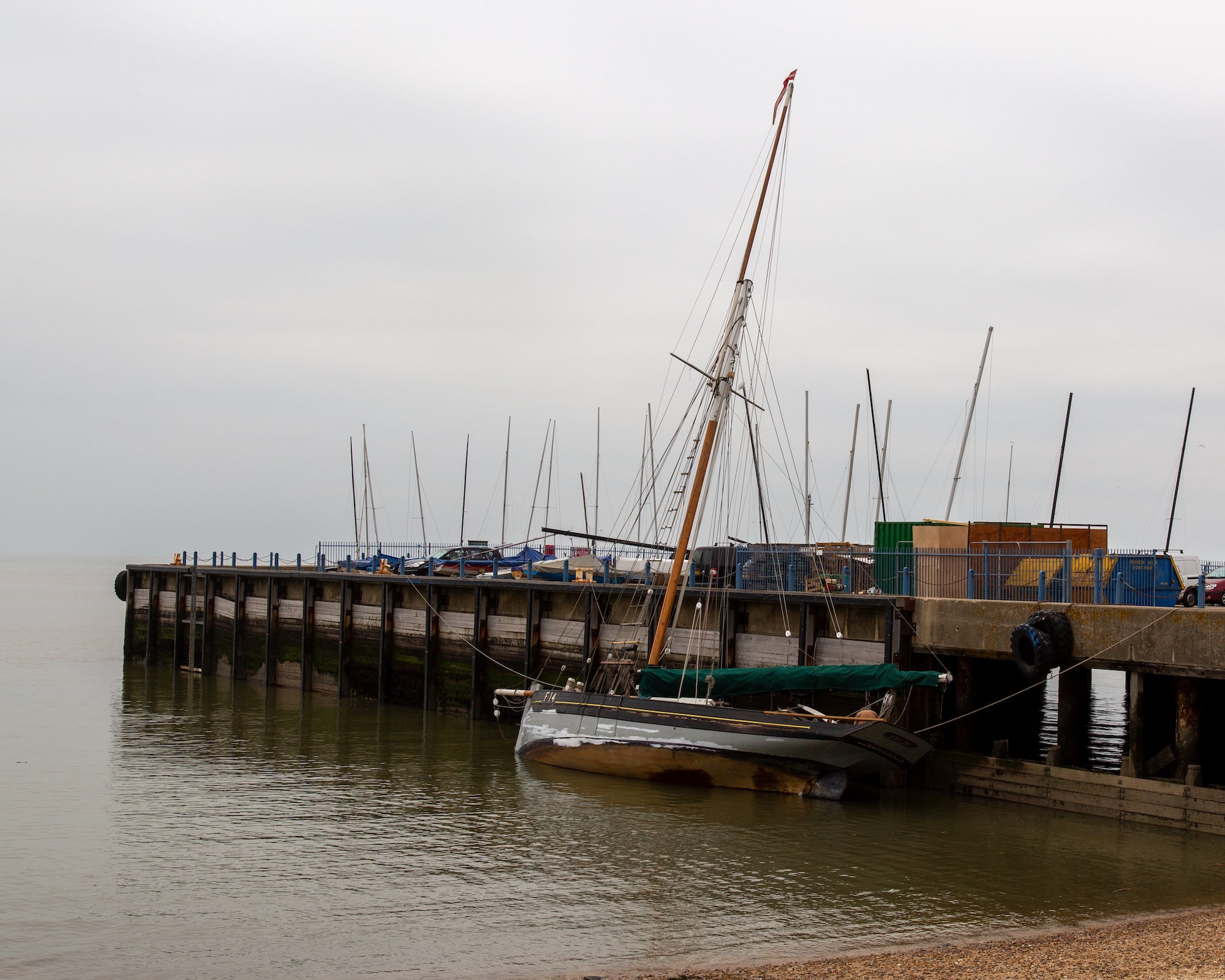 Whitstable Pier in Fog Print English Seaside Photography Wall Art - Etsy