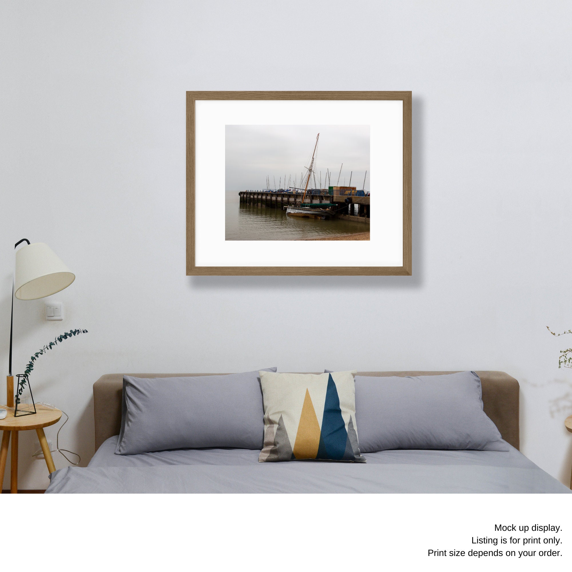 Whitstable Pier in Fog Print English Seaside Photography - Etsy