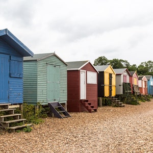 Whitstable Print - English Seaside Photography - Beach Huts - Wall Art ...