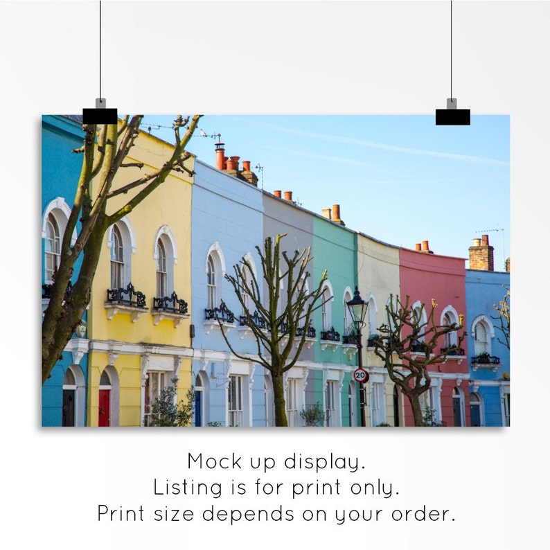 Kentish Town Photography - Kelly Street Print - London Art - Colourful ...