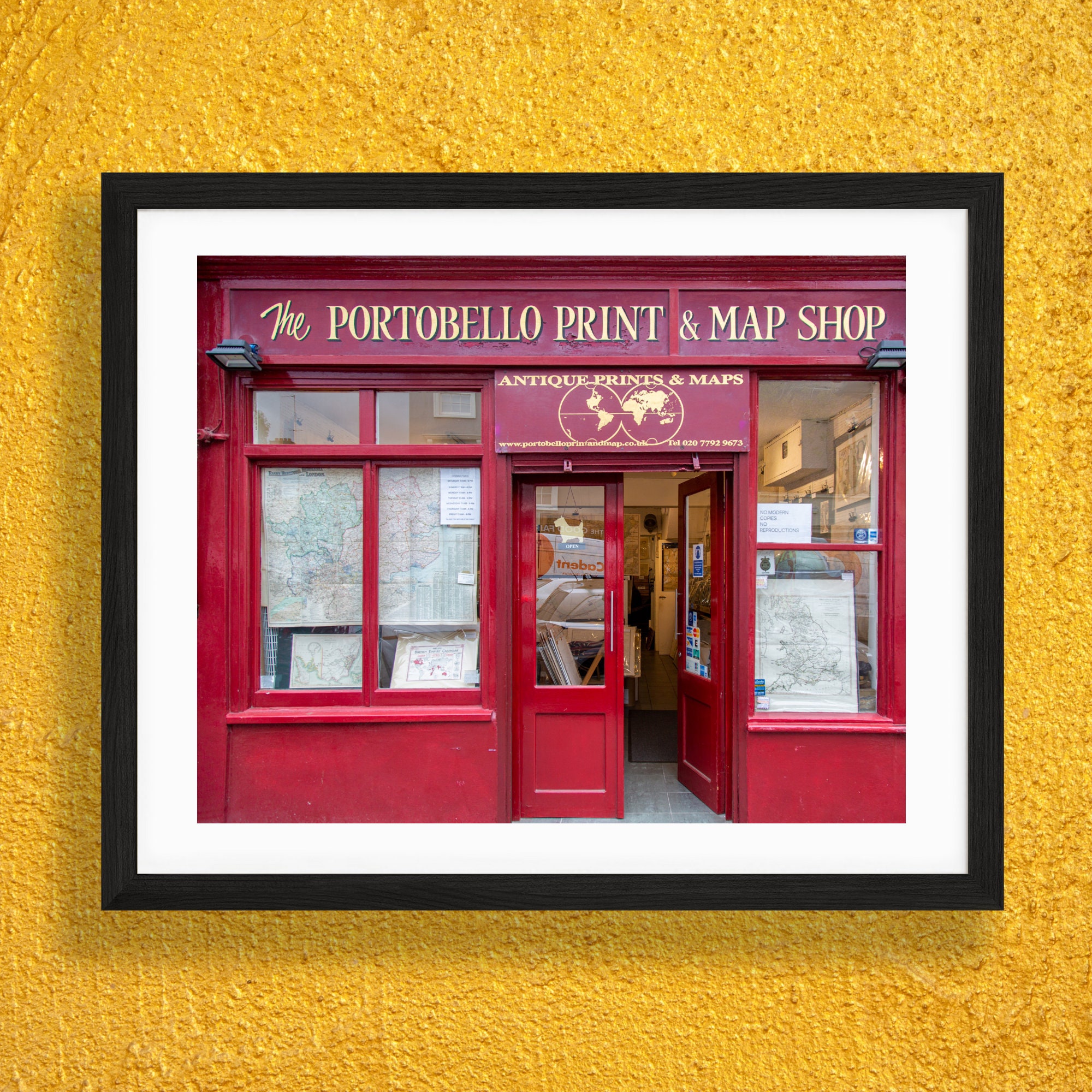 Portobello Print and Map Shop Photography Print Notting Hill, London ...