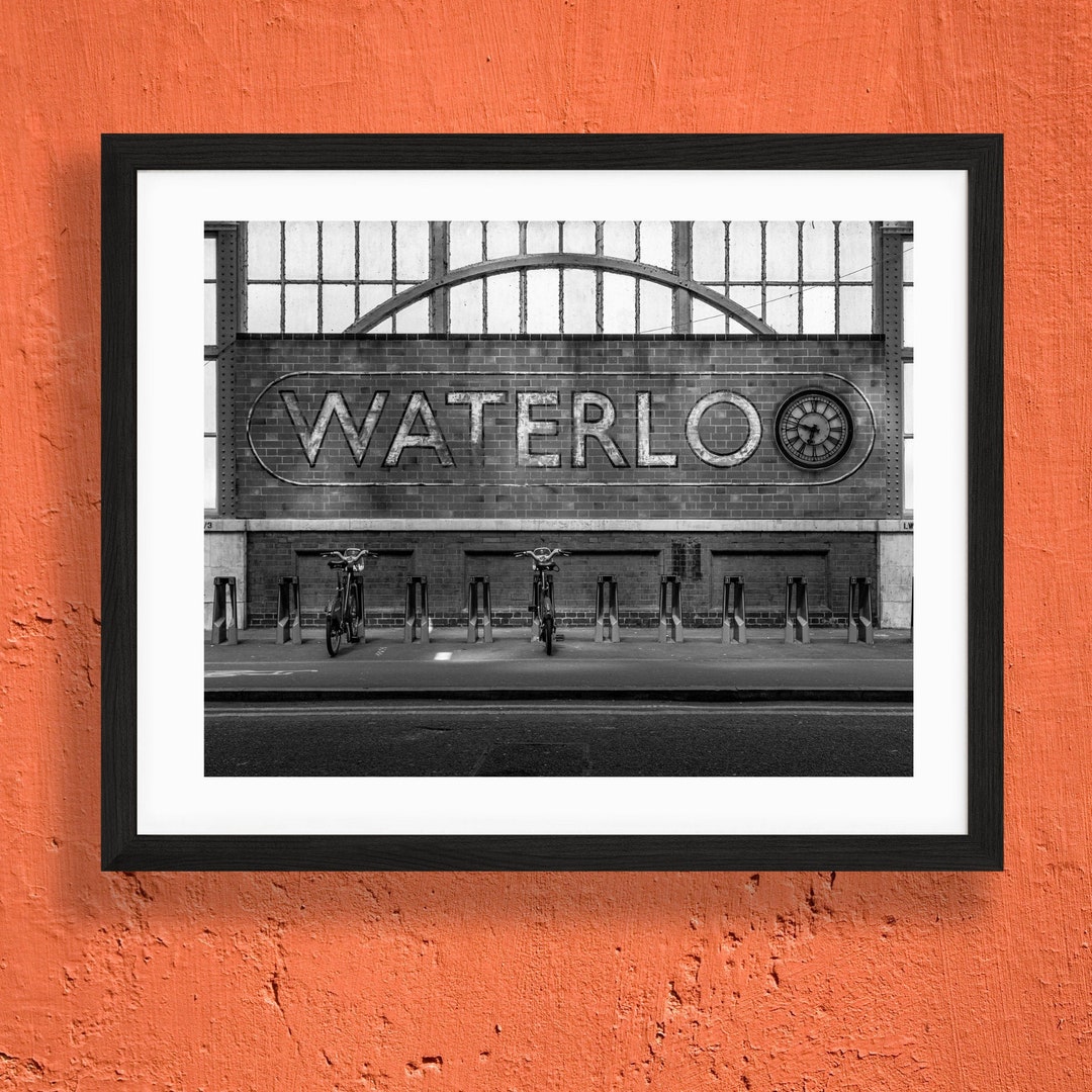 Waterloo Print - Black and White Photography - London Wall Art - Etsy