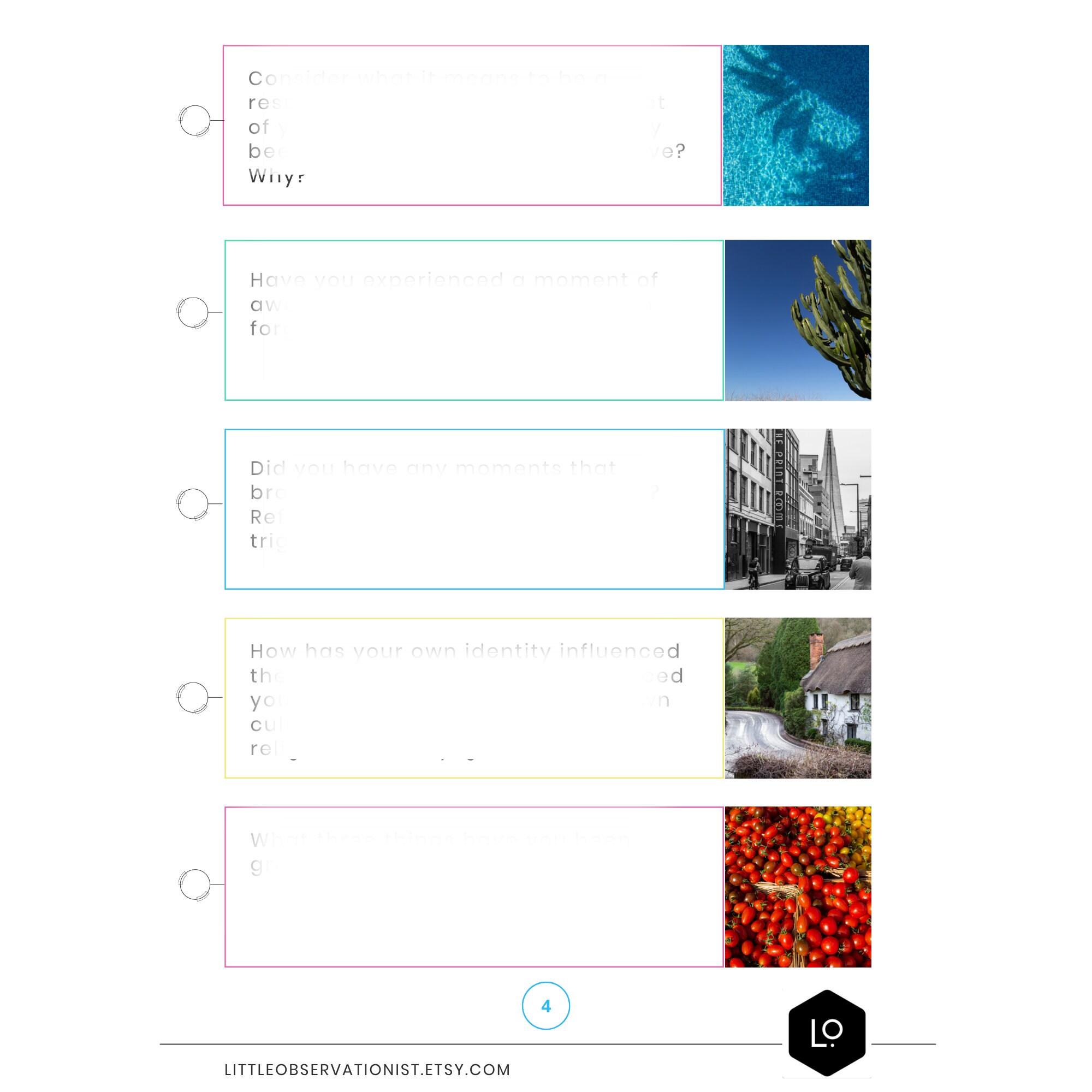 Travel Journal Prompts Printable PDF Instant Download 31 Prompts for ...