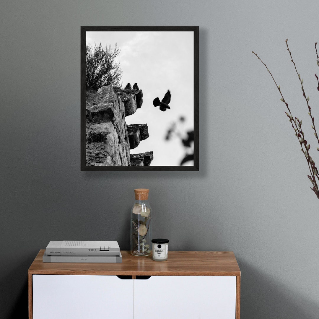 Rosslyn Castle Print Bird Photography Scotland Wall Art - Etsy