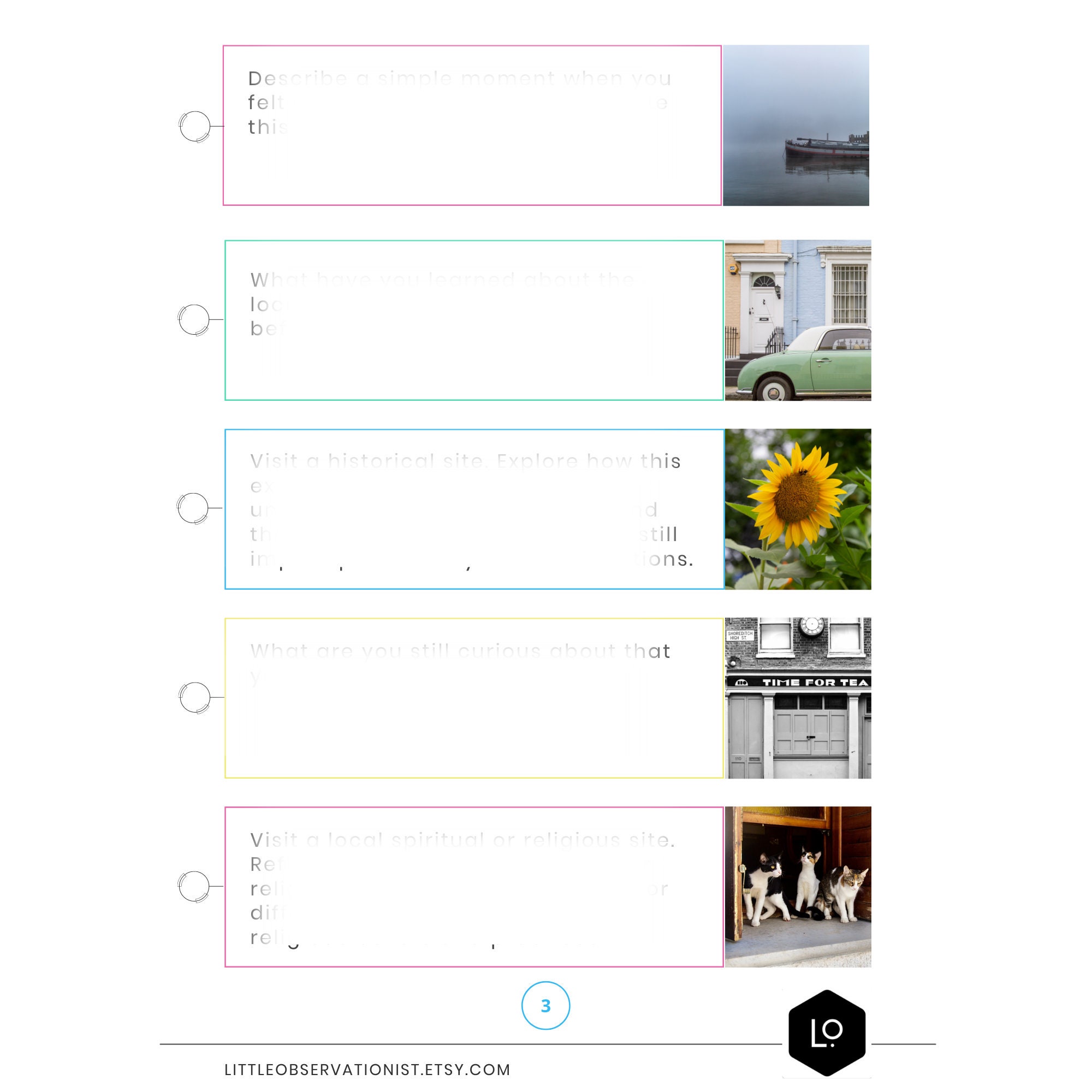 Travel Journal Prompts Printable PDF Instant Download 31 Prompts for ...