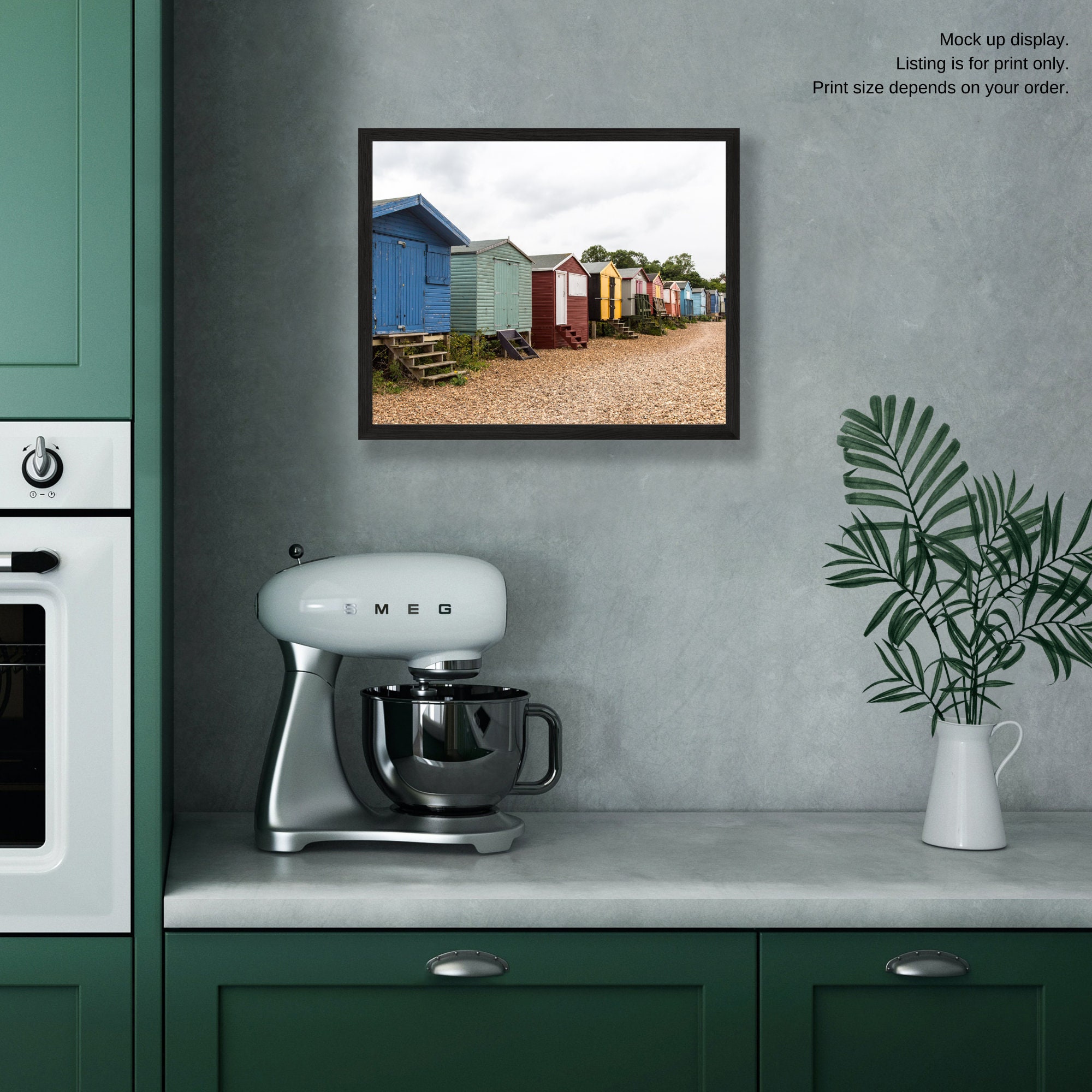 Whitstable Print English Seaside Photography Beach Huts Wall Art - Etsy