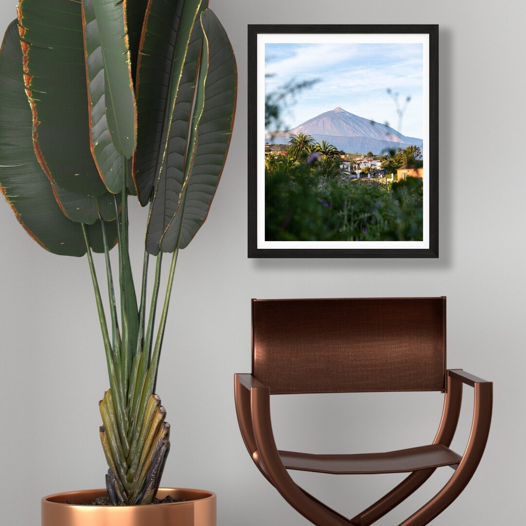 El Teide Spring Print: Tenerife Volcano Photography, Canary Islands Art ...