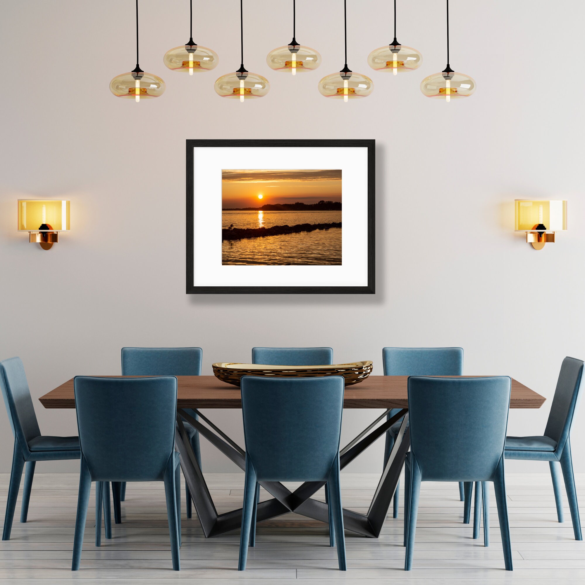 Sunset Photography Print Gratwick Park, North Tonawanda, New York Wall ...