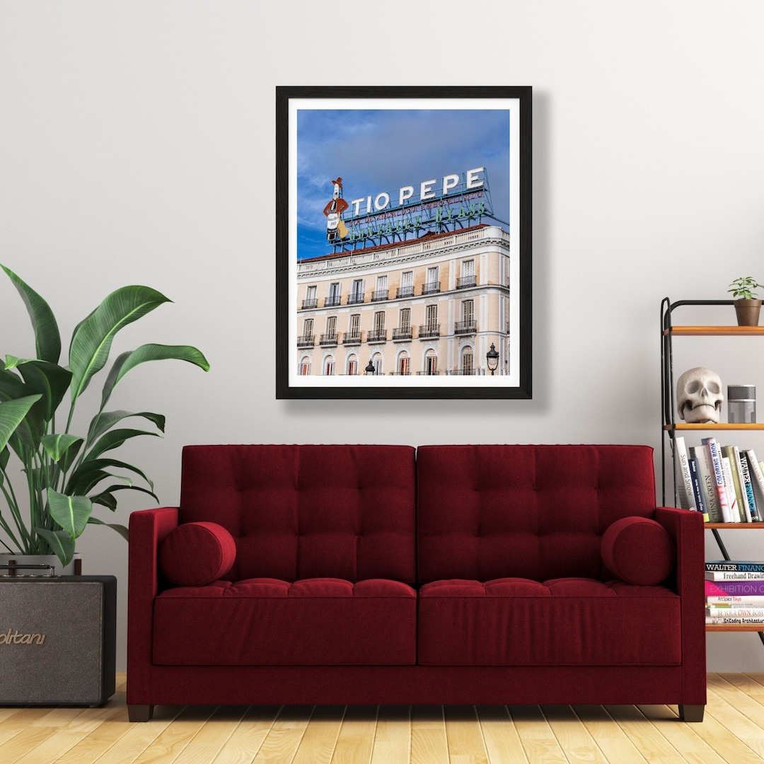 Madrid Photography Print: Tio Pepe Building, Spain Landmark - Etsy
