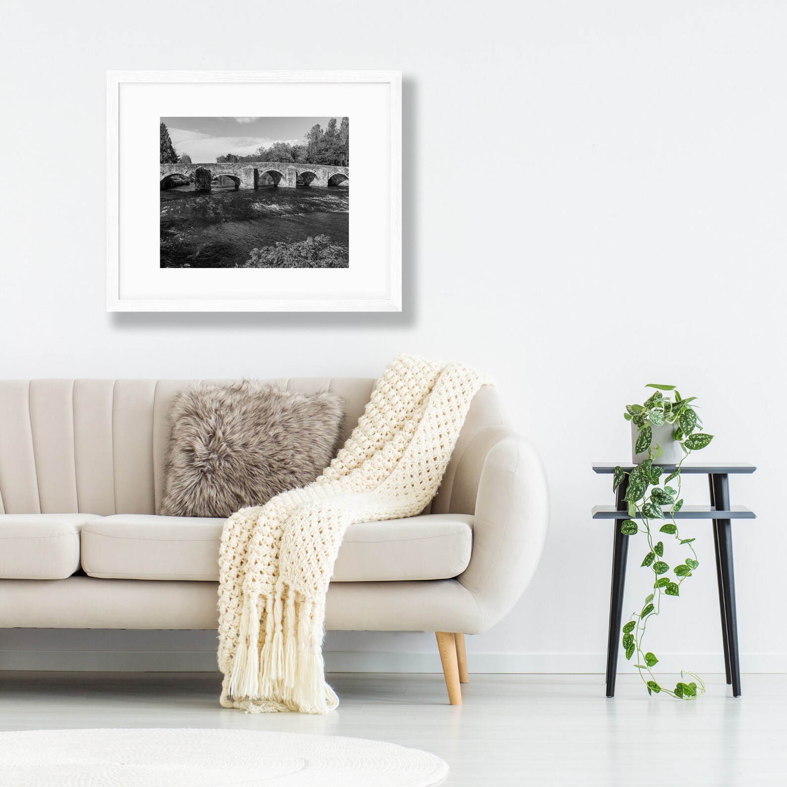 Devon Photography Fishermans Cot Bridge Print River Exe in Bickleigh ...