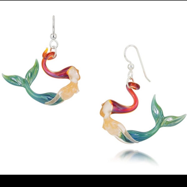 Mermaid Earrings - Etsy