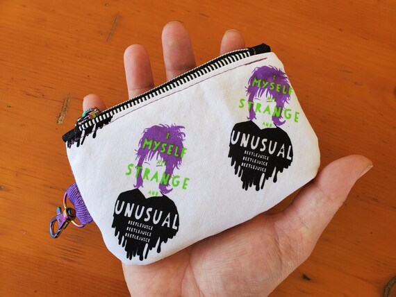 Lydia Coin Zipper Pouch Strange and Unusual Zipper Pouch - Etsy