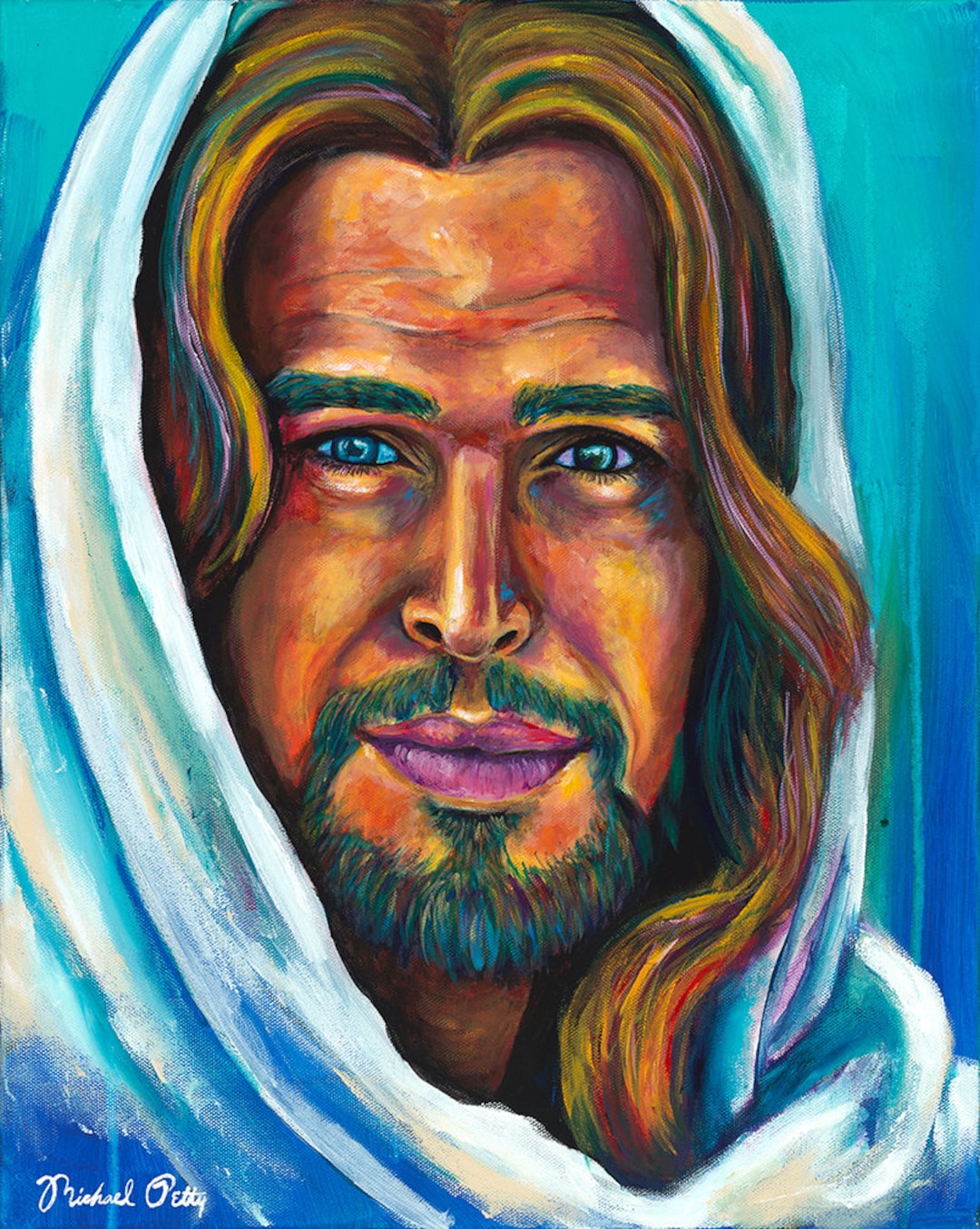 Jesus Art Print Artist Reproduction on Canvas Giclee of Jesus, the Son ...