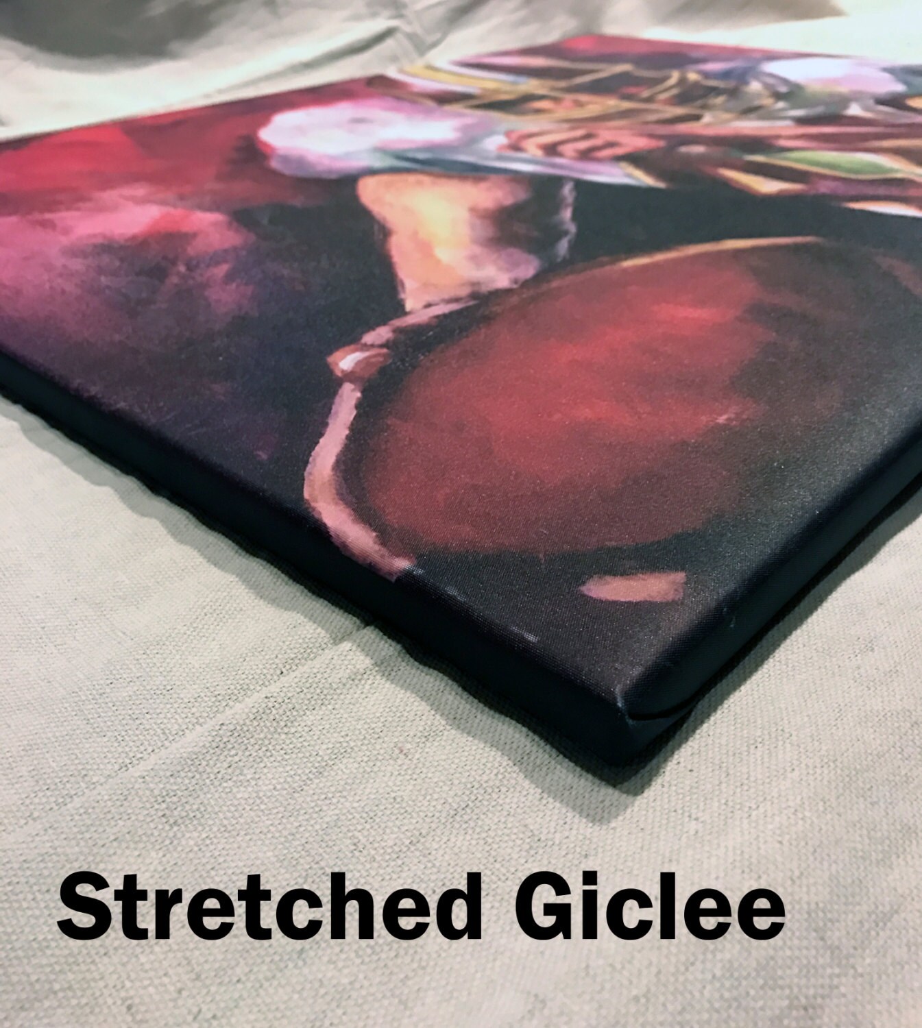 Calvin Johnson Art Print Artist Reproduction on Canvas Giclee of Former ...