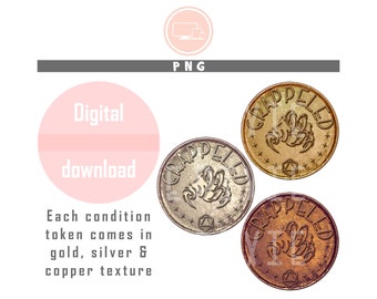 Dnd Condition Tokens - Etsy