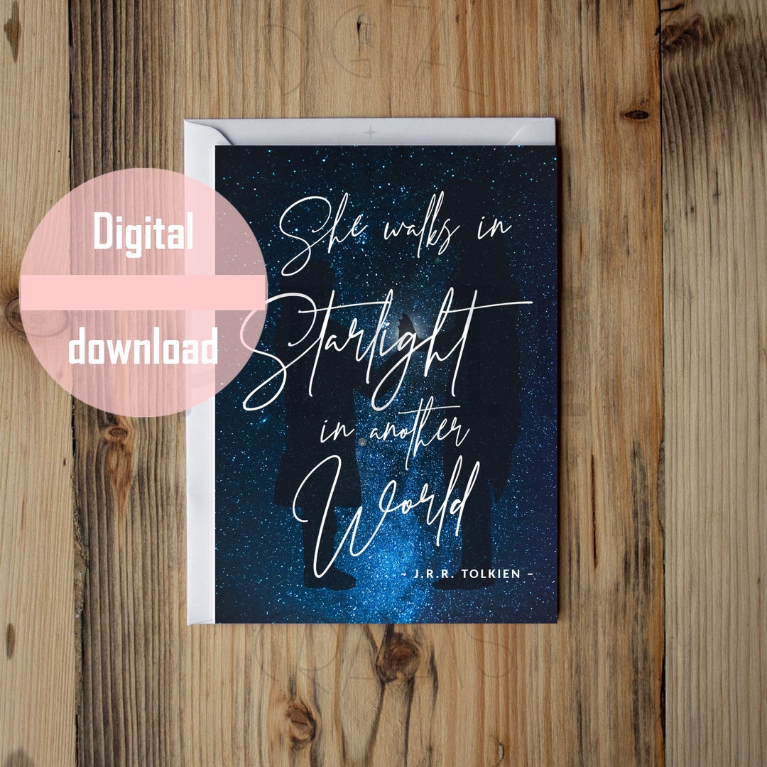 Printable the Hobbit, Card & Poster Version, Instant Download, PDF ...