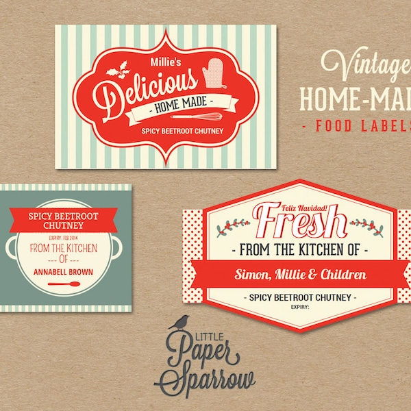 Vintage Food Label - Etsy