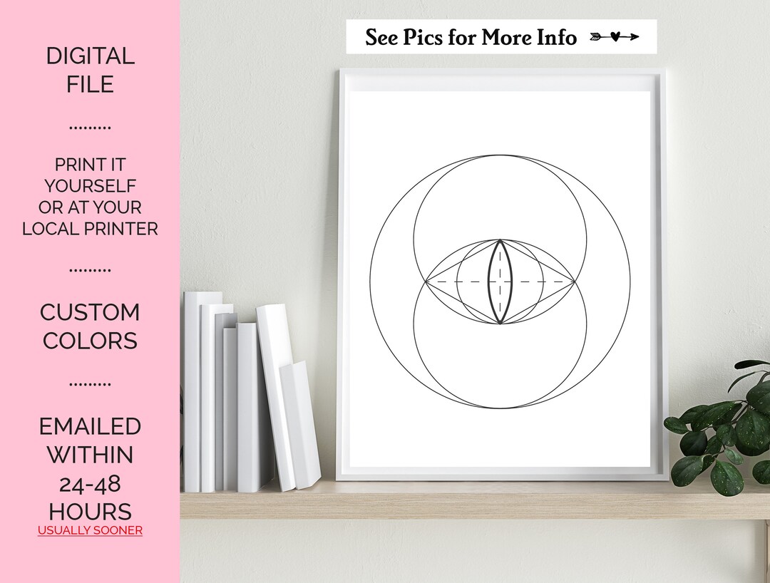 Piscis Eye Trinity Printable DIGITAL DOWNLOAD Spiritual - Etsy