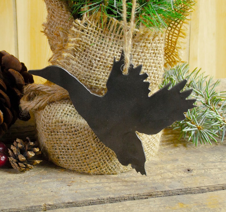 Goose Bird Metal Christmas Tree Ornament Holiday Decoration - Etsy