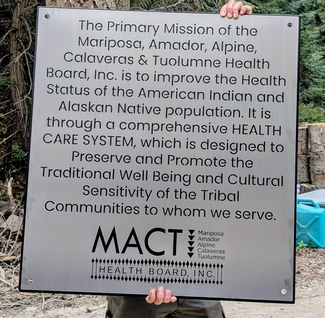 Custom Mission Statement Sign, Stainless Steel With Black Backer - Etsy