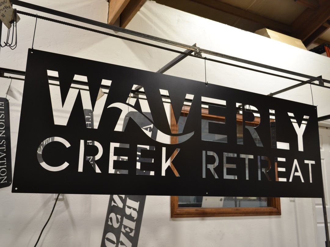 Custom Steel Logo - Business Signs - Steel Office Signs - Outdoor ...