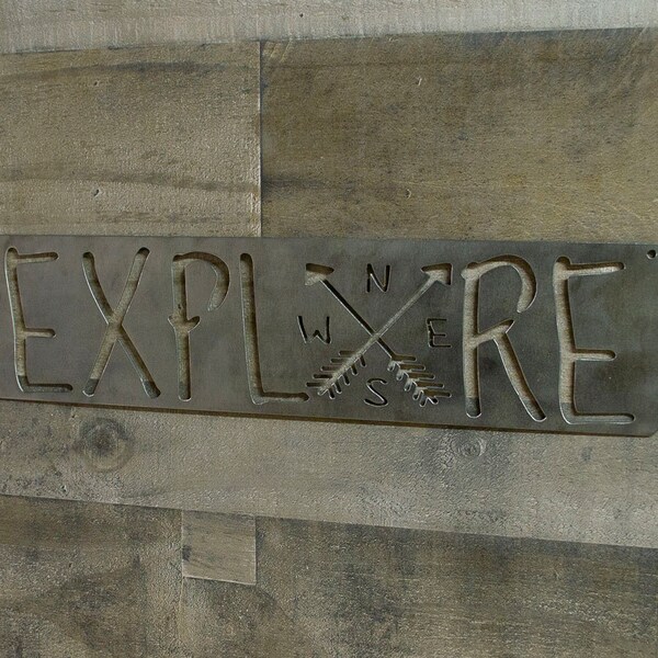 Explore Sign - Etsy