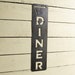 Diner Vertical Sign Arrow Metal Sign Left or Right Facing - Etsy