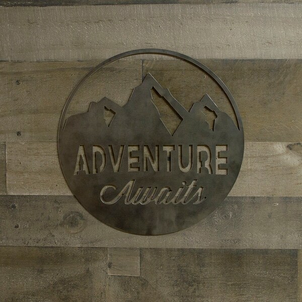 Adventure Metal Sign - Etsy