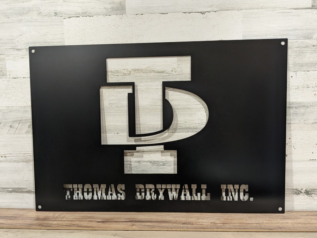 Custom Metal Signs - Steel Business Logo - Family Home Signs - Custom ...