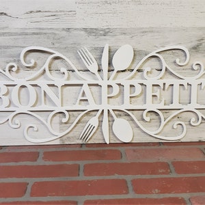 Bon Appetit Metal Sign Kitchen Wall Decor Mothers Day Gift | Etsy