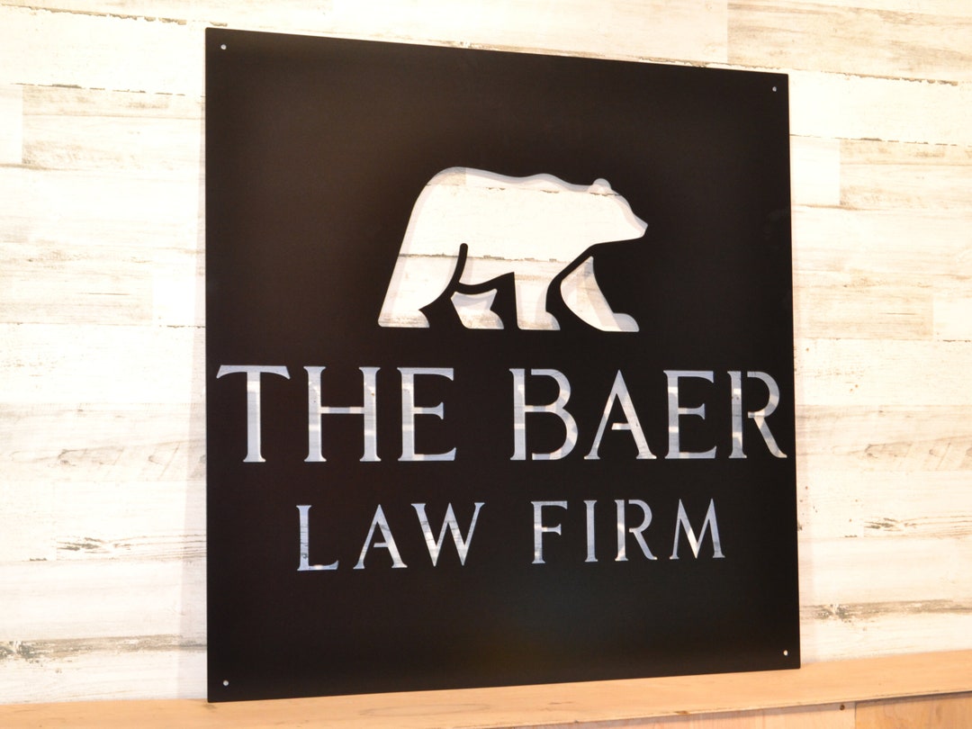 Custom Steel Office Signs - Lobby Welcome Design - Outdoor Custom Sign ...