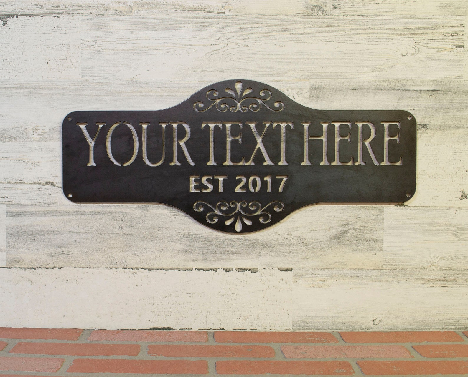 Metal Sign Custom Established Family Name Personalized | Etsy