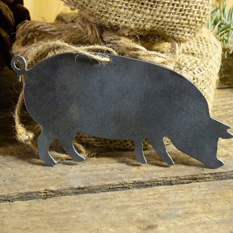 Metal Pig - Etsy
