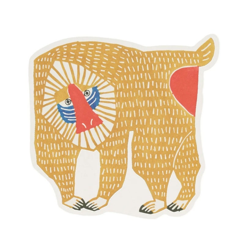 Kata Kata Greeting Card Baboon - Etsy