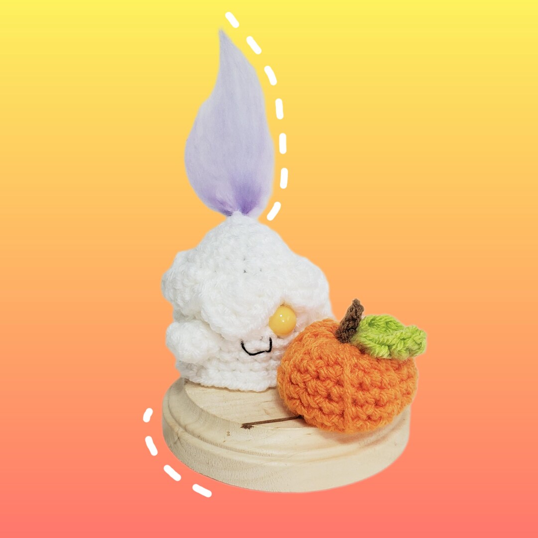 Litwick Inspired Pokemon Plushie, Halloween Decorations, Pokemon ...