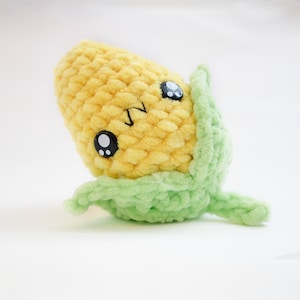 Big Fluffy Corn Plushie - Etsy