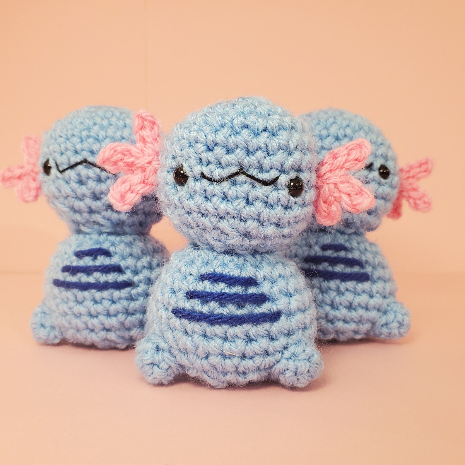 Chibi Wooper Plushie Pokemon Keychain - Etsy