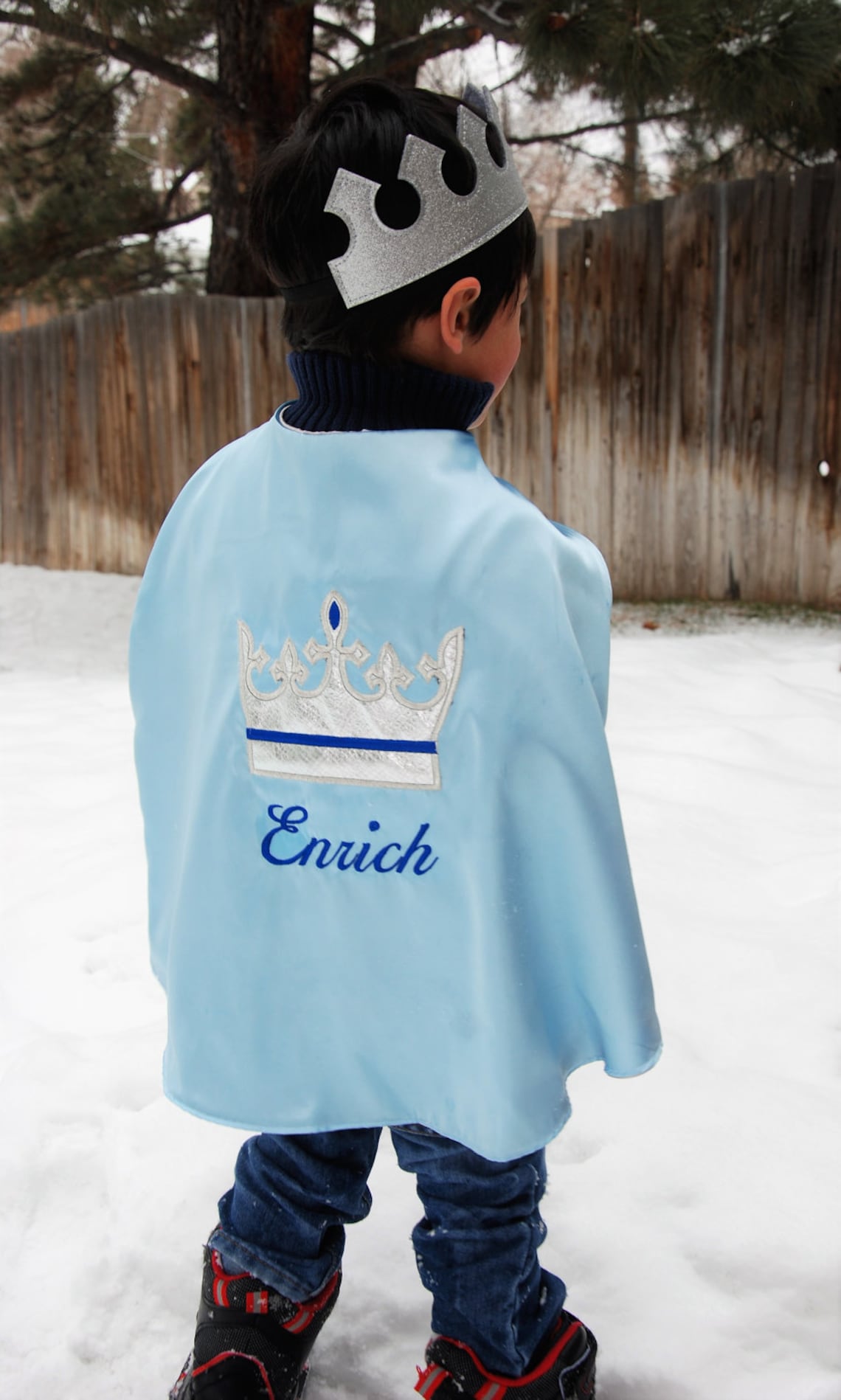 Kids King Cape and Crown Personalized / Prince Cape/custom | Etsy