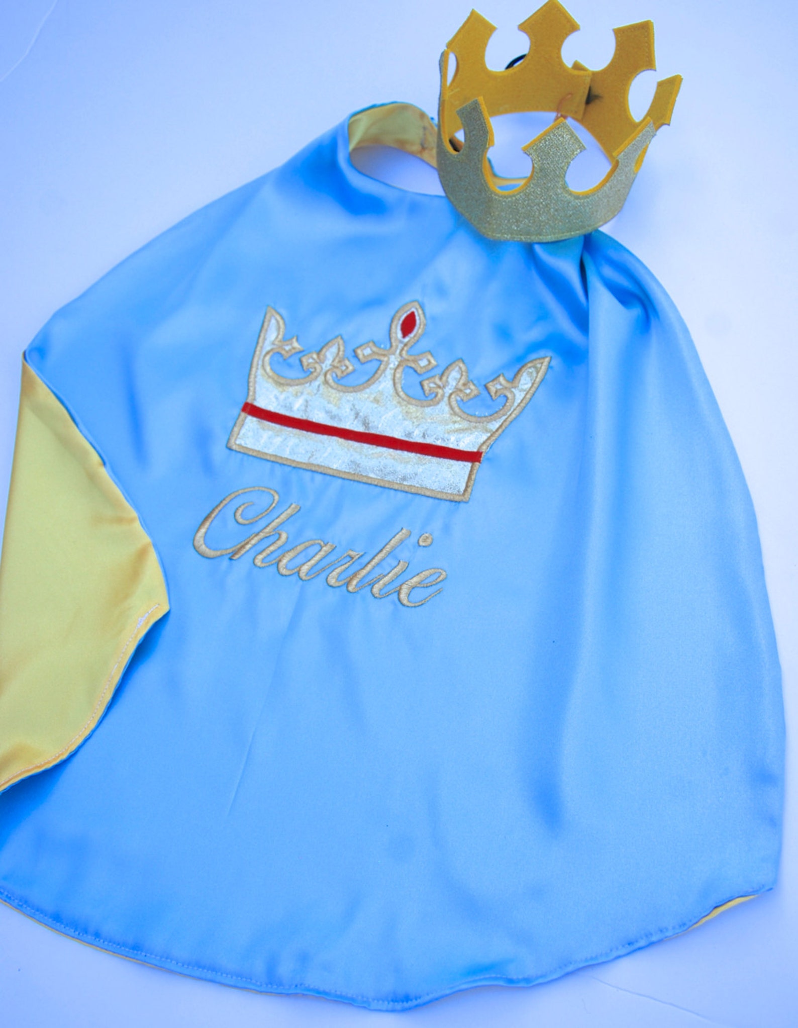 Kids King Cape and Crown Personalized / Prince Cape/custom | Etsy