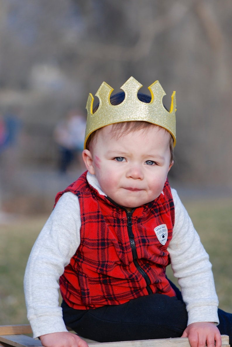 Baby king crown | Etsy